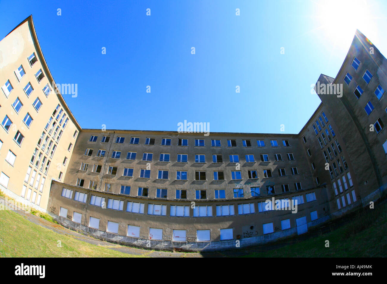kdf spa Colossus of Prora of the Third Reich on the island Ruegen ...