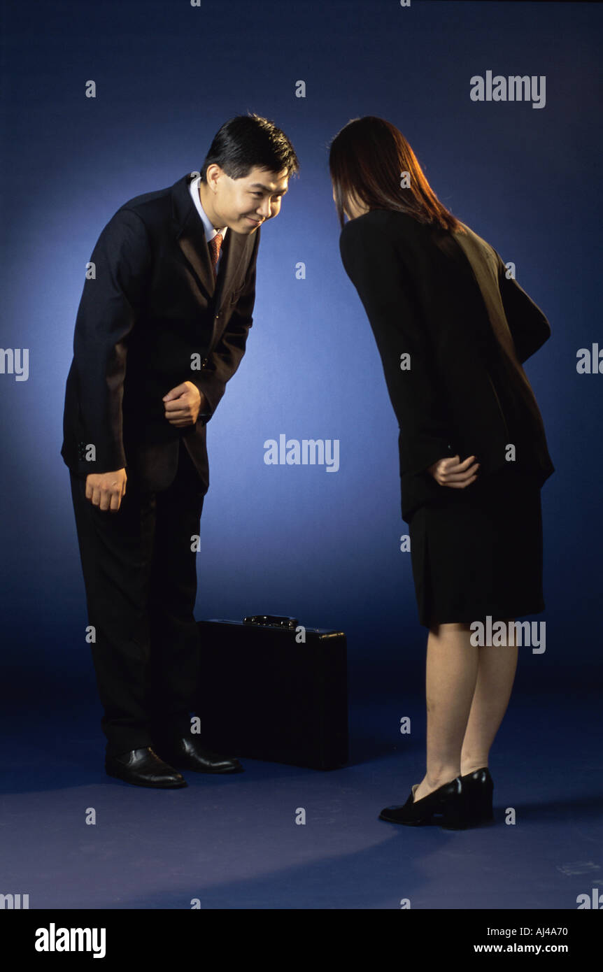 Respectful bow hi-res stock photography and images - Alamy