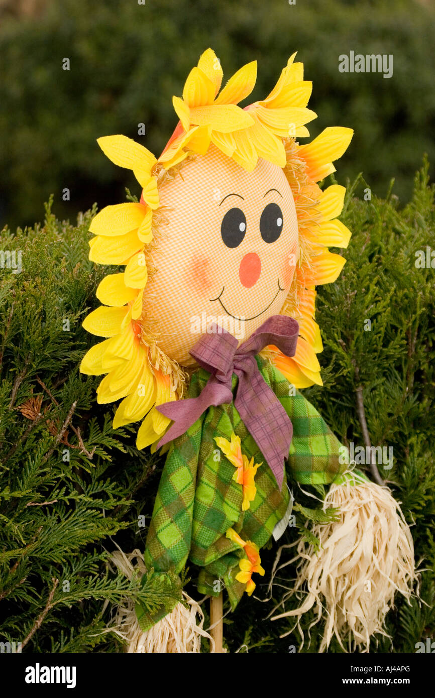 Sunflower doll, England, UK Stock Photo - Alamy