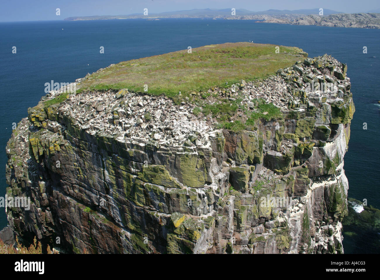 Handa Island and the Great Stack, Scotland Stock Photo - Alamy