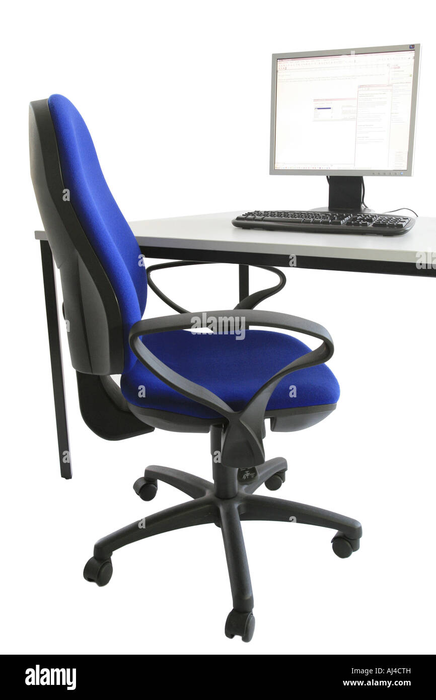 Office workstation Cut Out Stock Images & Pictures - Alamy