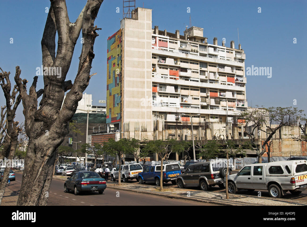 Street scene in Maputo Mozambique Africa Stock Photo - Alamy