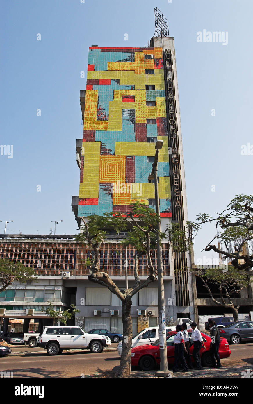 Street scene in Maputo Mozambique Africa Stock Photo - Alamy