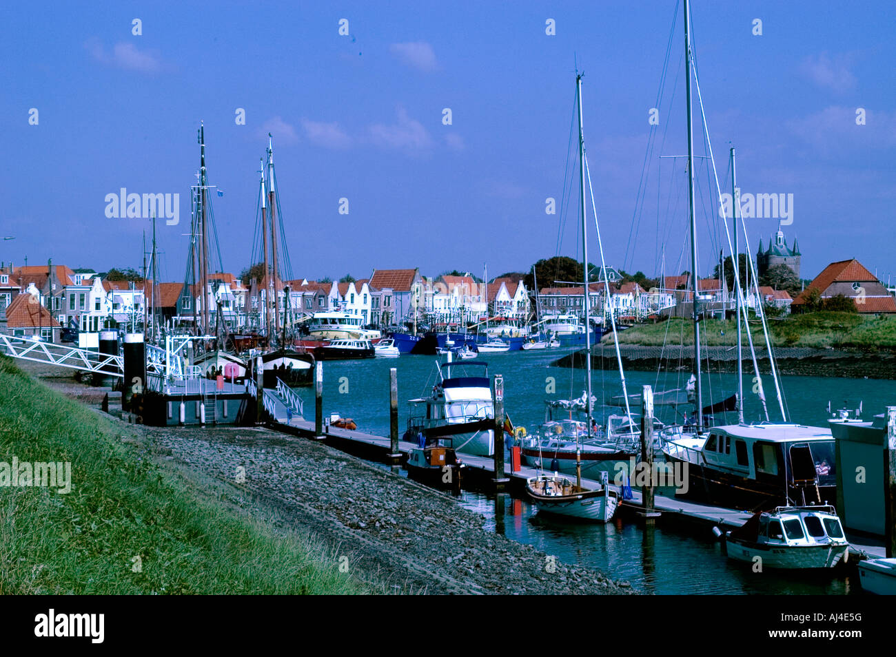 Netherlands Zeeland Sealand Port Bruinisse Stock Photo - Alamy