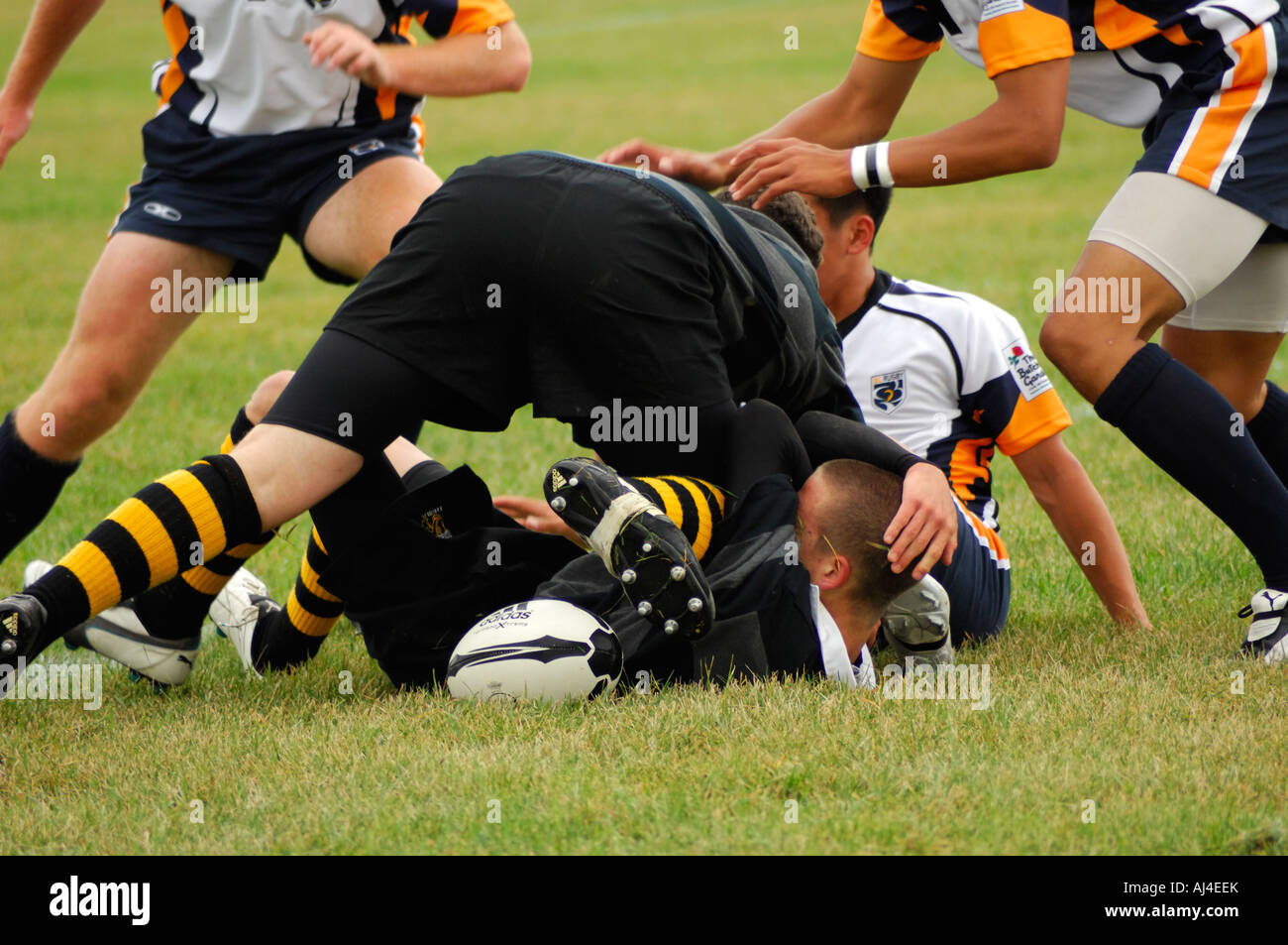 Side tackle rugby hi-res stock photography and images - Alamy