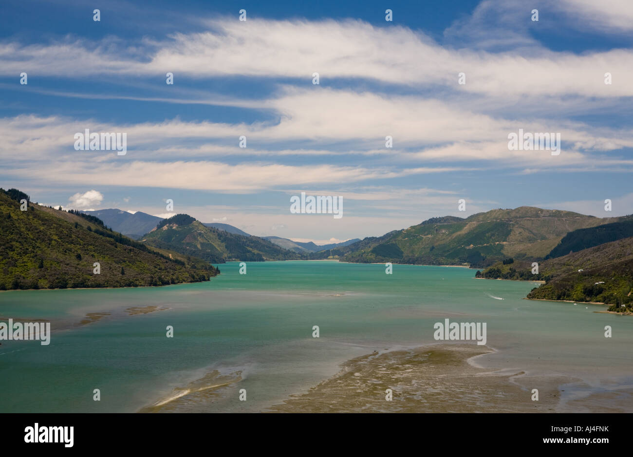 Mahau Sound, Marlborough, New Zealand Stock Photo - Alamy