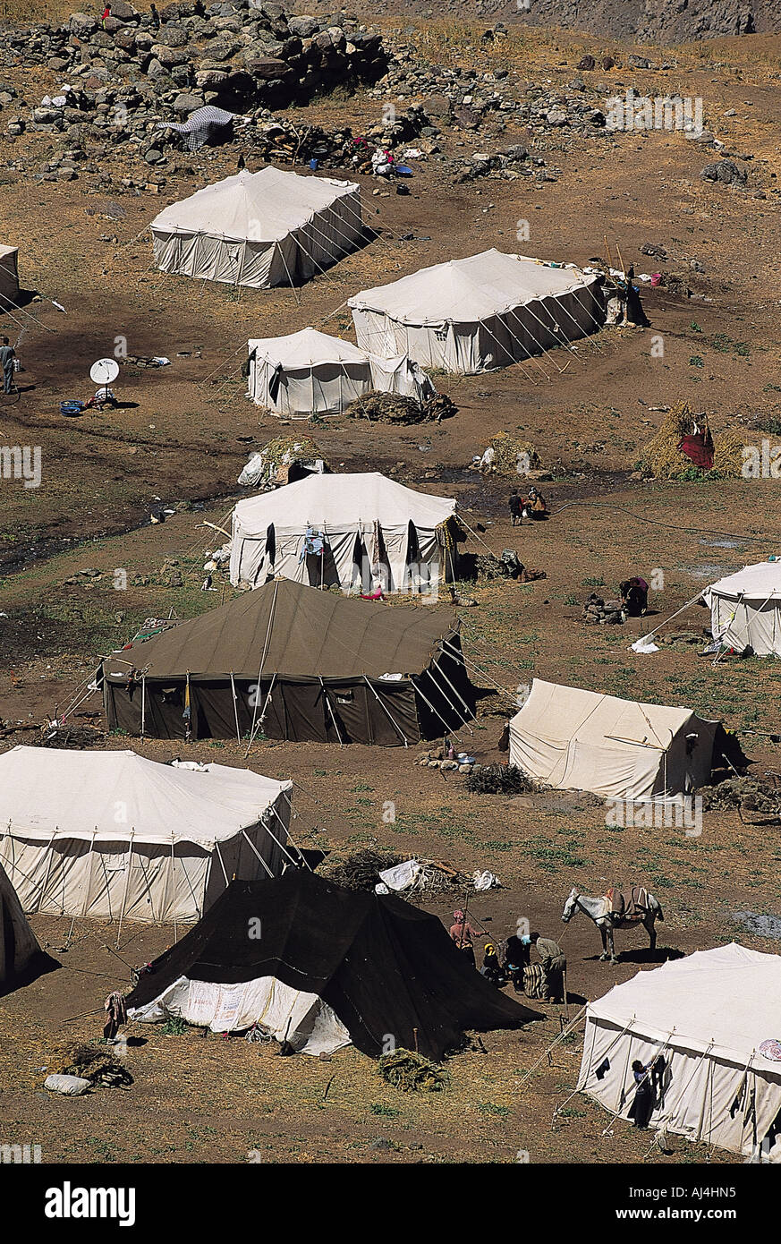 Herder Kurdish tents in Cilo Mountains, Hakkari Turkey Stock Photo - Alamy