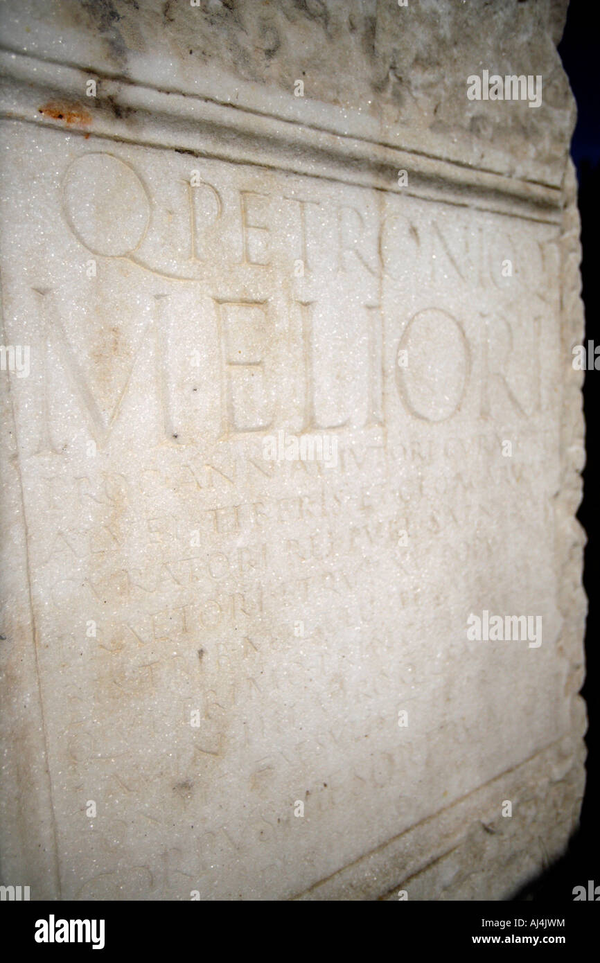 Latin writing carving carved hi-res stock photography and images - Alamy