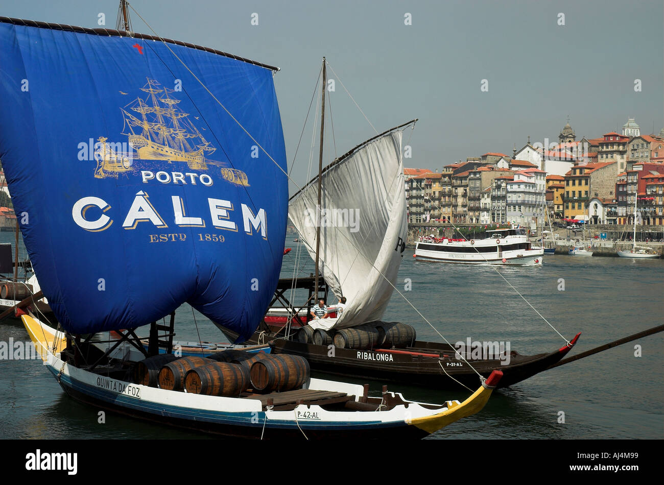 Sailing boats docked in porto hi-res stock photography and images - Alamy