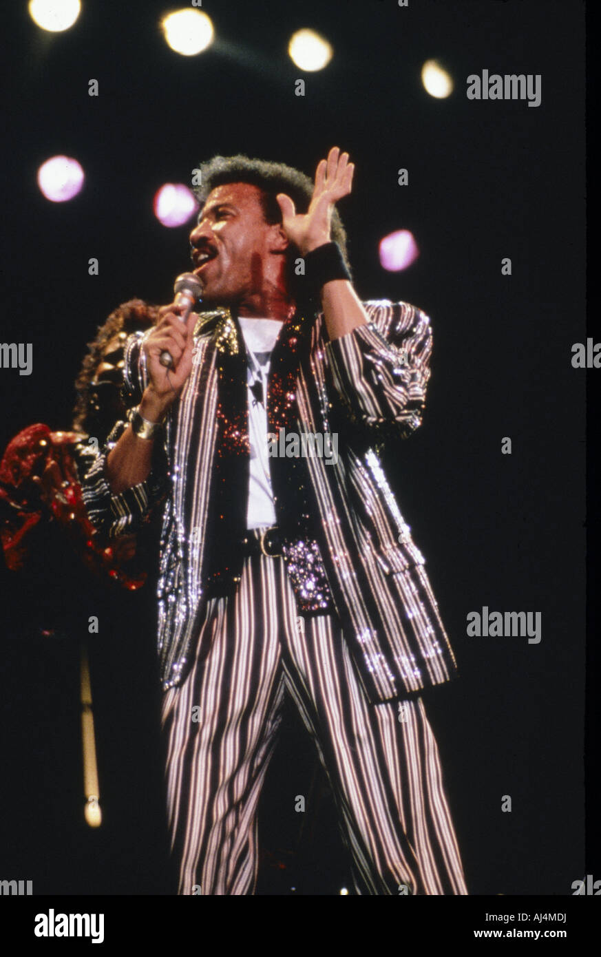 LIONEL RITCHIE American singer in 1996. Photo: Jeffrey Mayer Stock ...