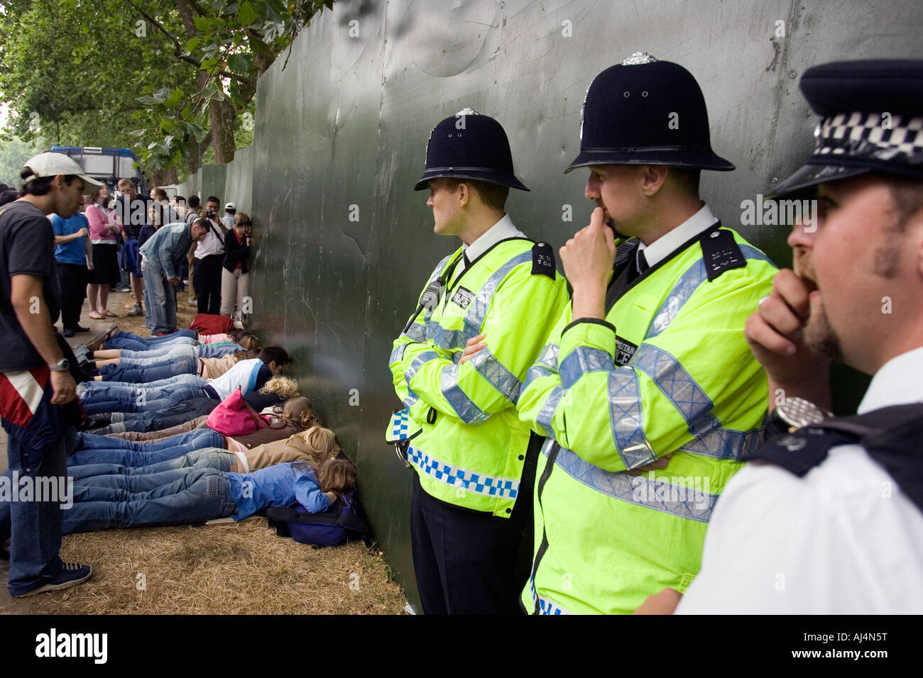 Police at Hyde Park summer concert London UK Stock Photo - Alamy