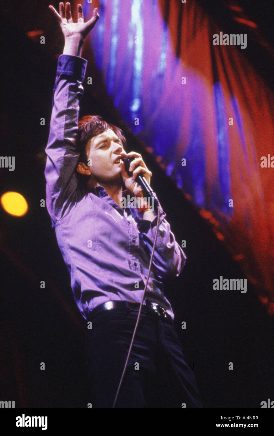 PULP UK group lead singer Jarvis Cocker in 1996 Stock Photo - Alamy