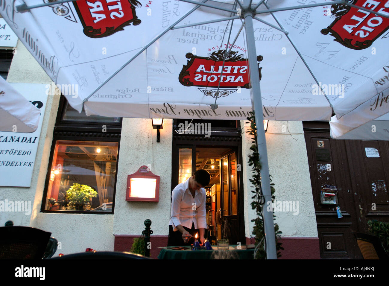 Pub Budapest Hungary Stock Photo - Alamy