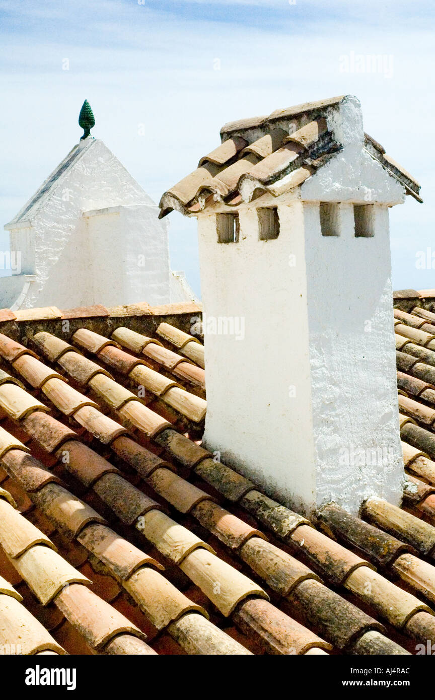 Spanish rooftop Benalmadena Andalucia Spain Stock Photo - Alamy