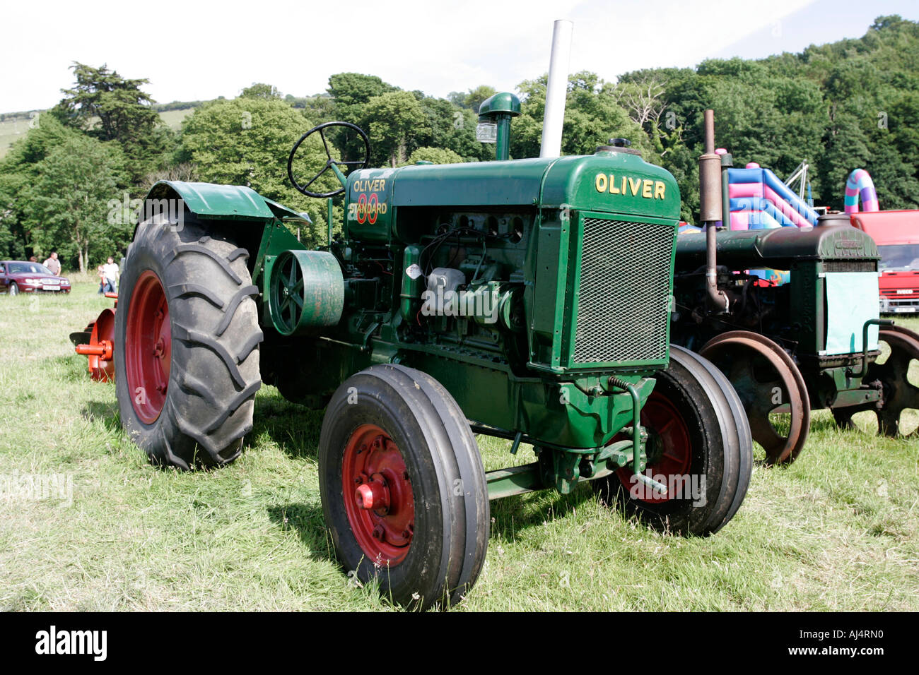 Oliver standard 80 classic tractor during vintage tractor rally at ...