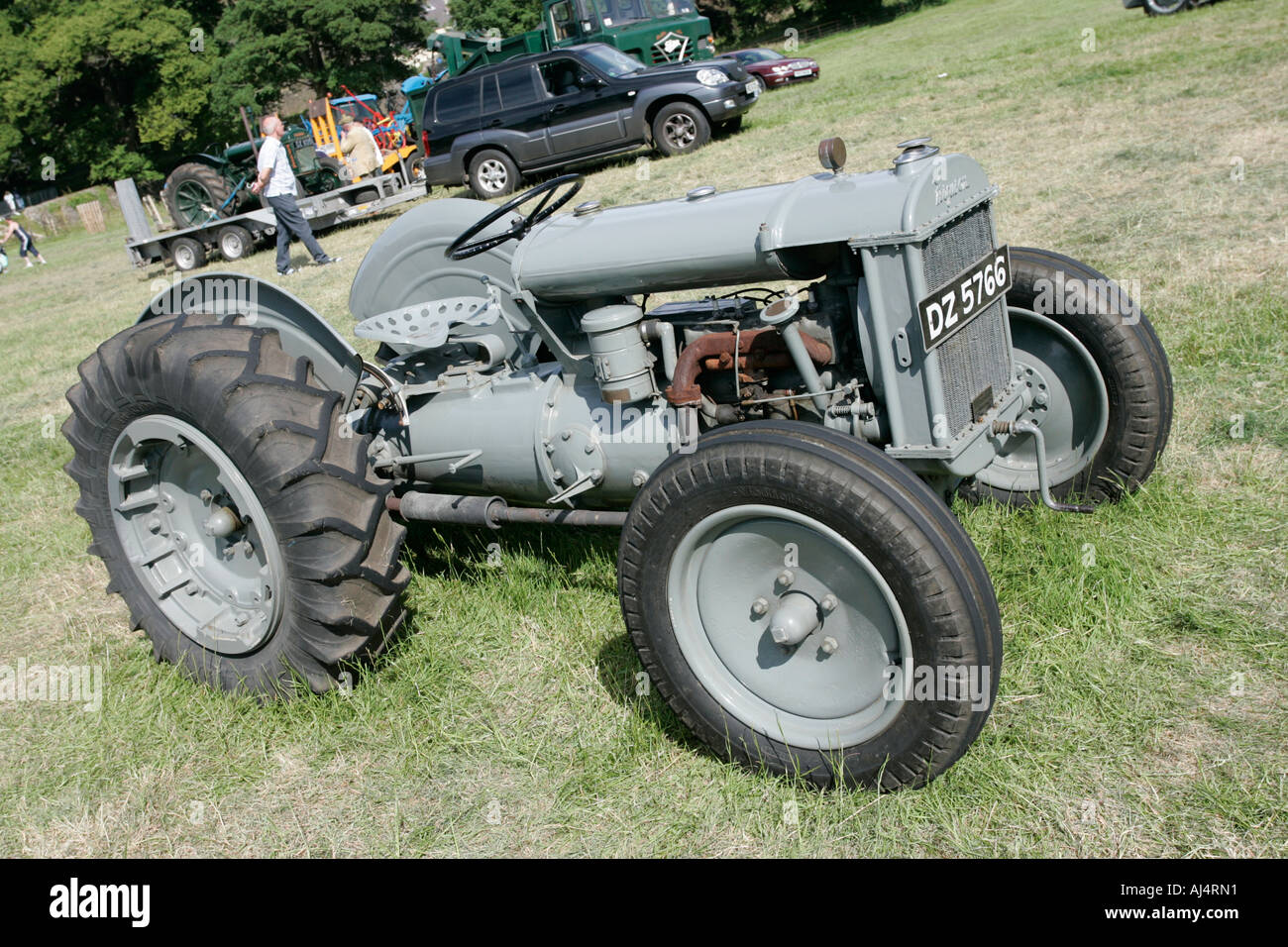 classic ferguson tractor during vintage tractor rally at glenarm castle ...
