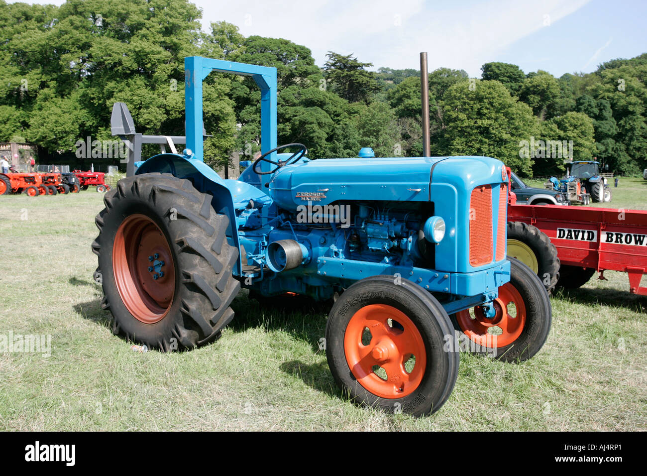 fordson major classic tractor during vintage tractor rally at glenarm ...