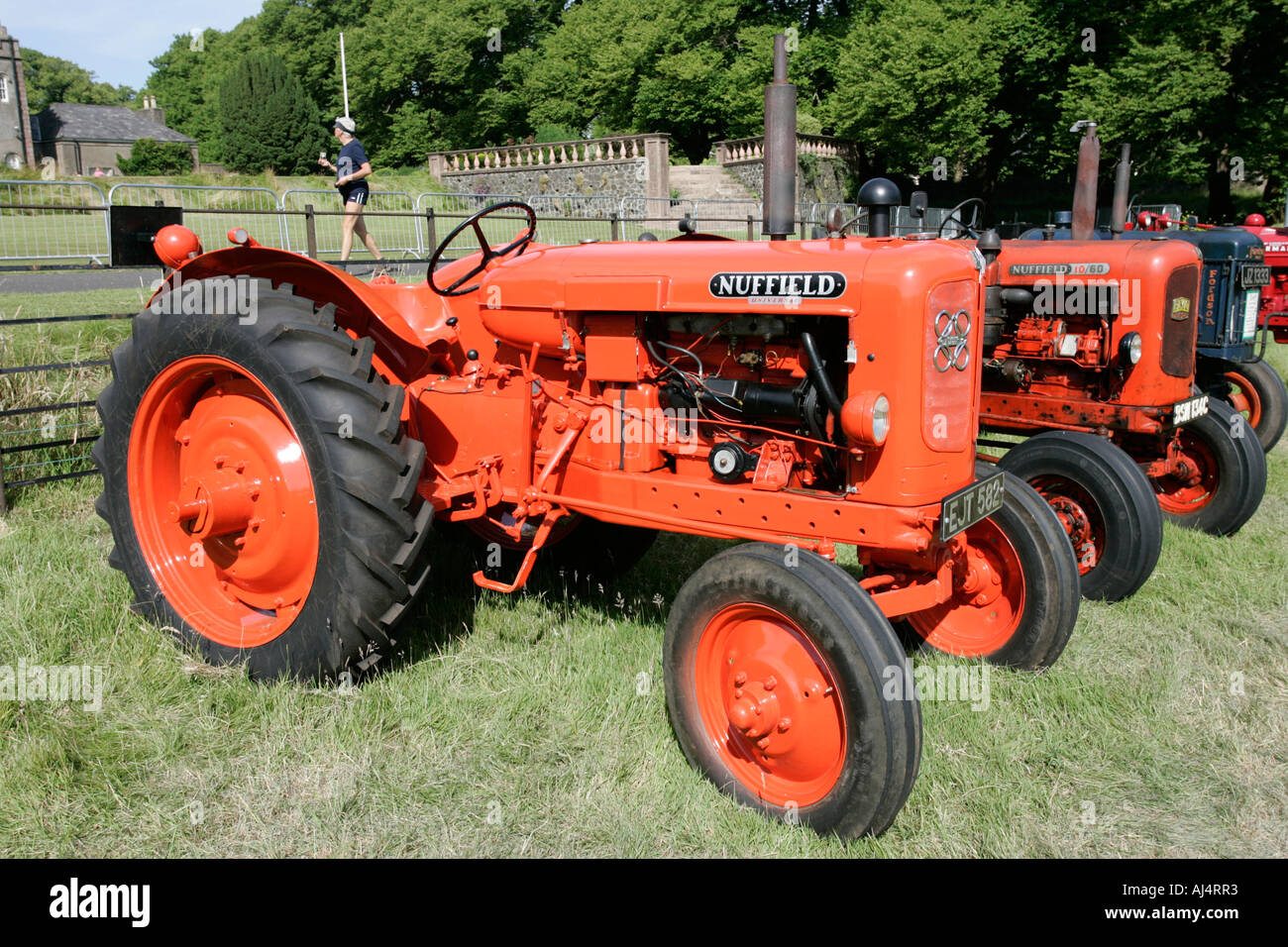 nuffield universal classic tractor during vintage tractor rally at ...