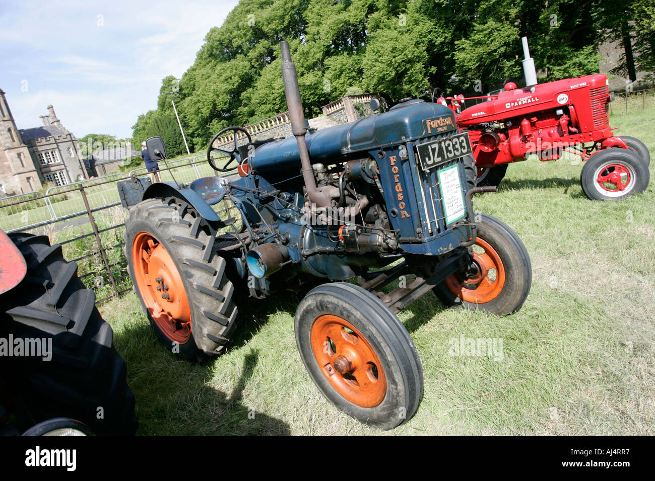 fordson major e27n classic tractor during vintage tractor rally at ...