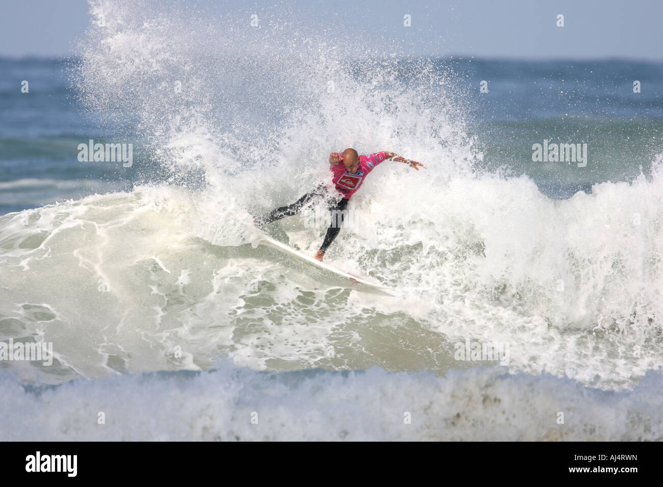 Pro Surfer Kelly Slater surfing a Wave Stock Photo - Alamy