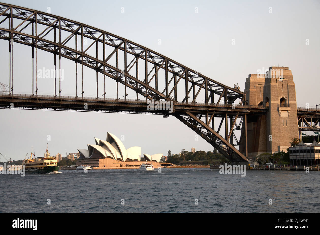 Harbour Bridge and Opera House in Sydney New South Wales NSW Australia ...