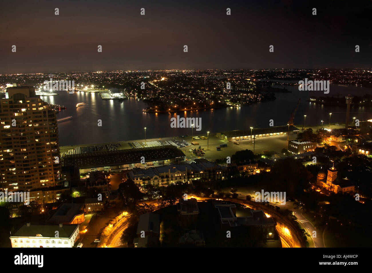 Darling harbour aerial hi-res stock photography and images - Alamy