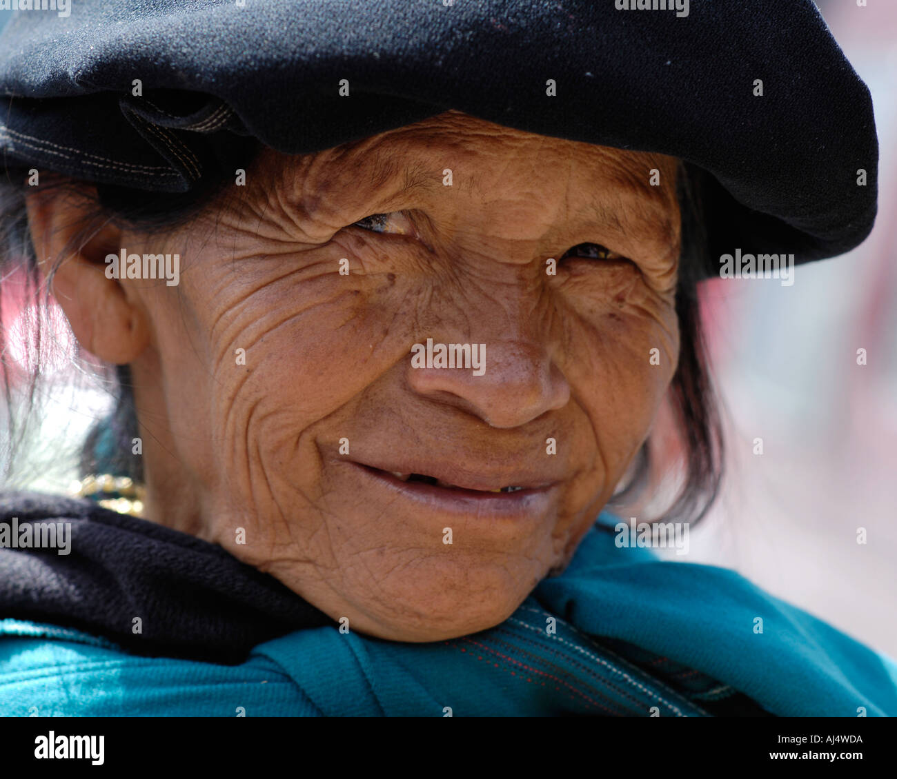 Wizened old woman Stock Photo - Alamy