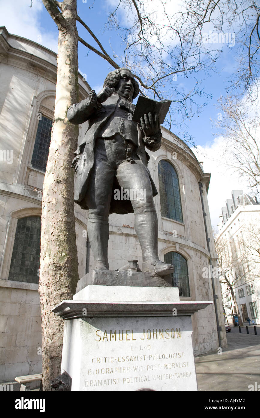 Dr samuel johnson statue hi-res stock photography and images - Alamy