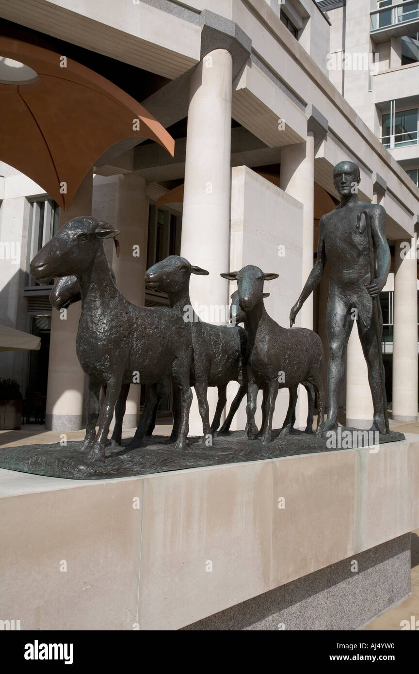 London paternoster square statue shepherd hi-res stock photography and ...