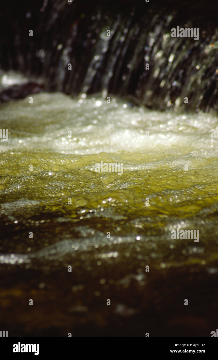 Bubbles in stream Stock Photo - Alamy