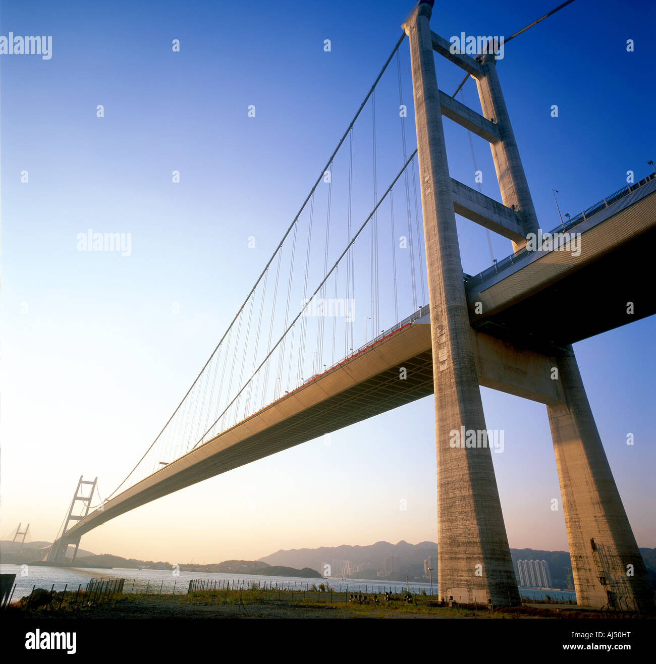 Tsing Ma Bridge, Hong Kong Stock Photo - Alamy