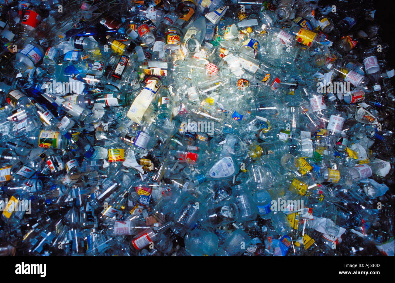 Broken glass bottles in heap hi-res stock photography and images - Alamy