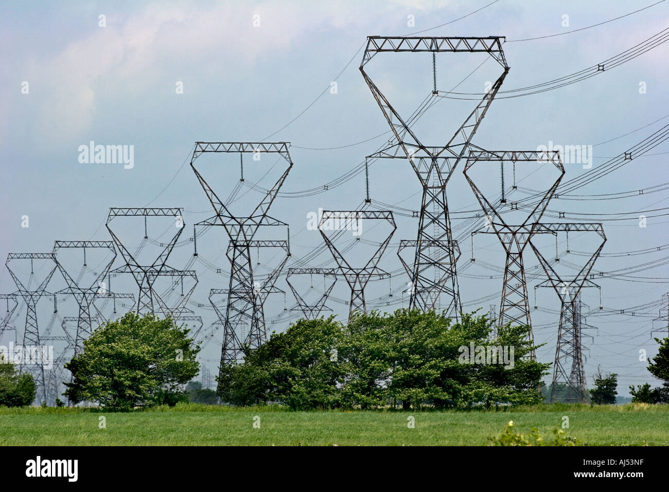 High tension towers hi-res stock photography and images - Alamy