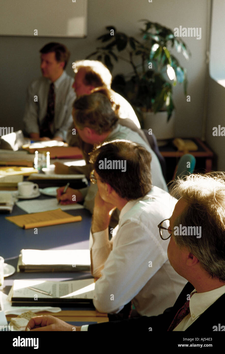 A business meeting in progress conference calling Stock Photo - Alamy