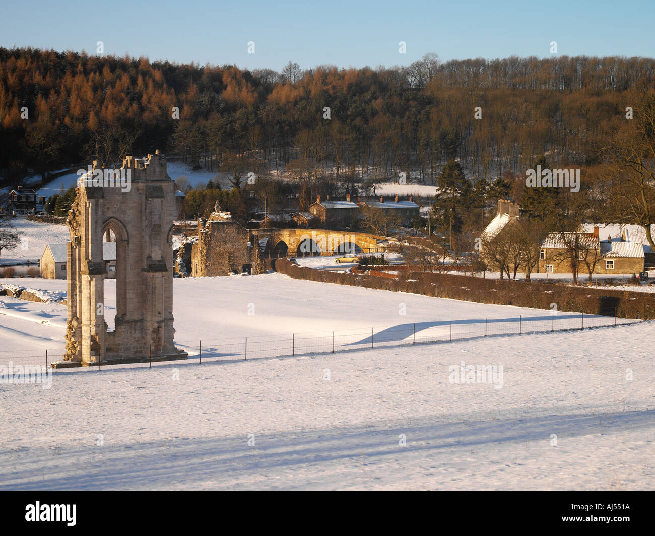 Kirkham Abbey in North Yorkshire England Stock Photo - Alamy