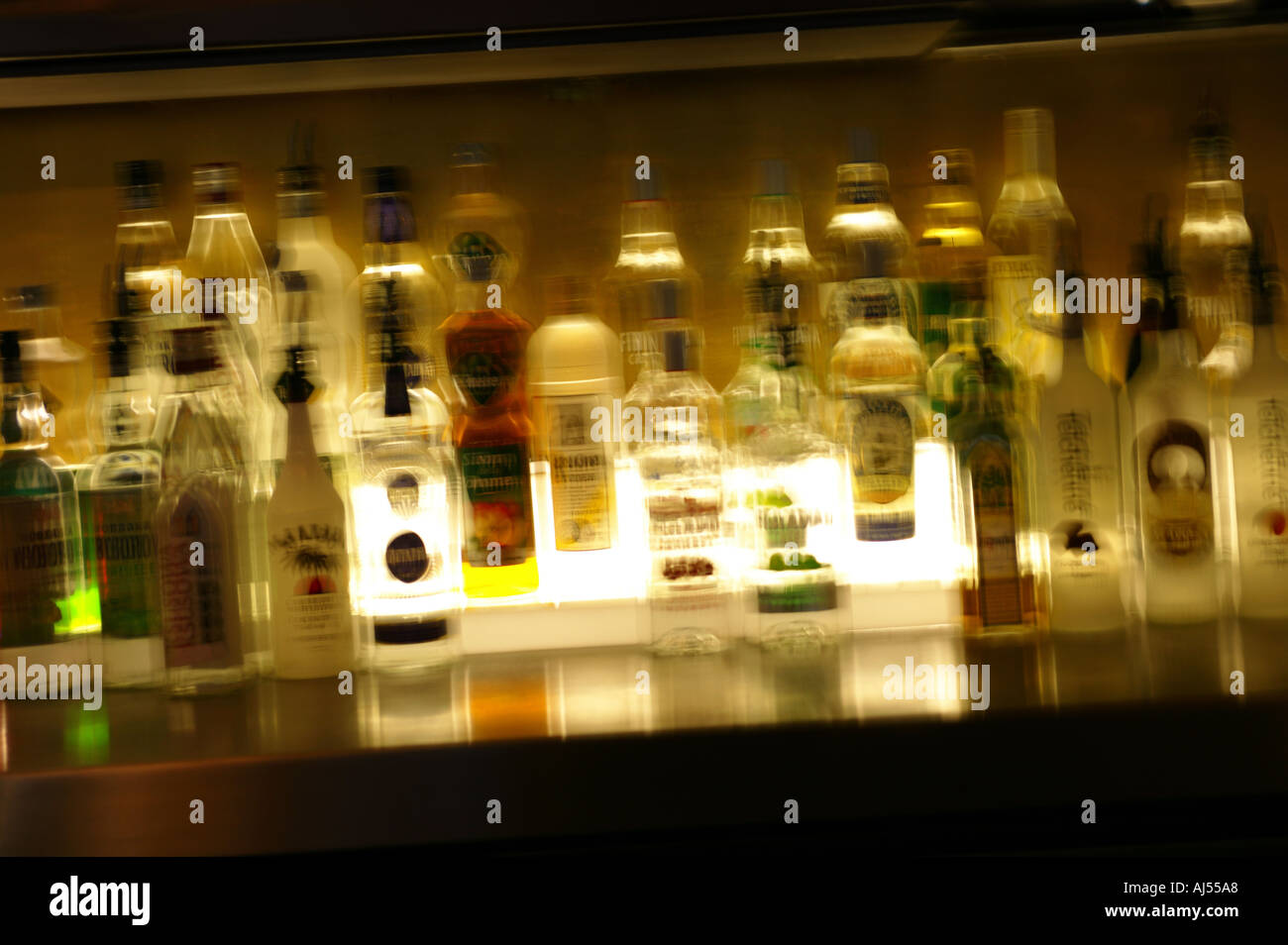 cocktail Bar Back Stock Photo - Alamy