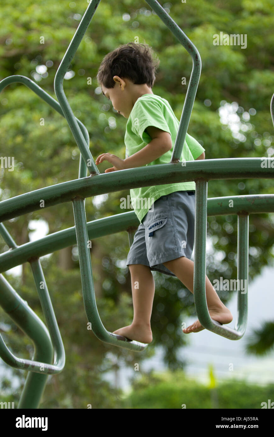 3 Year Old Boy Playing On Playground Equipment Stock Photo Alamy 3-year-old-boy-playing-on-playground-equipment-stock-photo-alamy