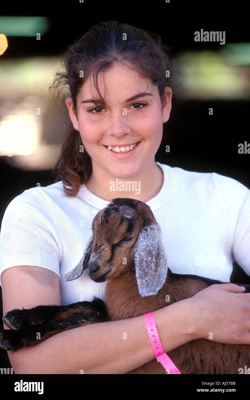 Teen Female Teenager Goat High Resolution Stock Photography and Images ...