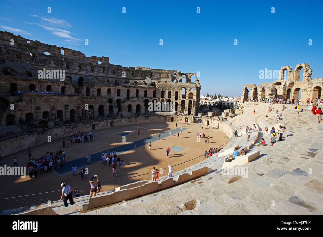 El Jem Roman Amphitheatre, Tunisia Stock Photo - Alamy