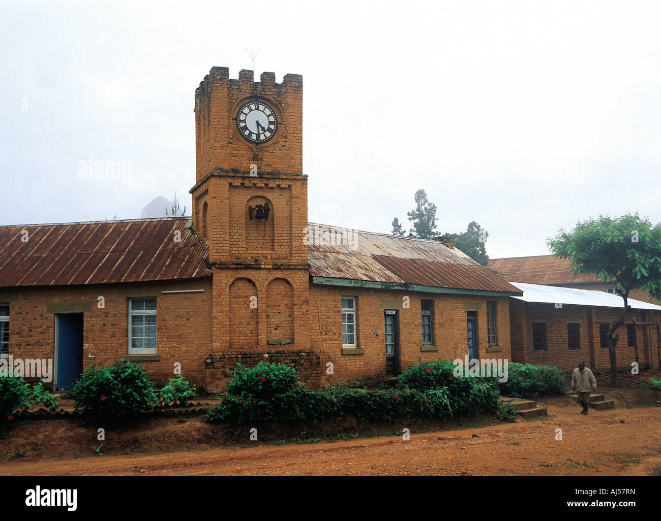 Livingstonia Mission on plateau above northern Lake Malawi Malawi Stock ...