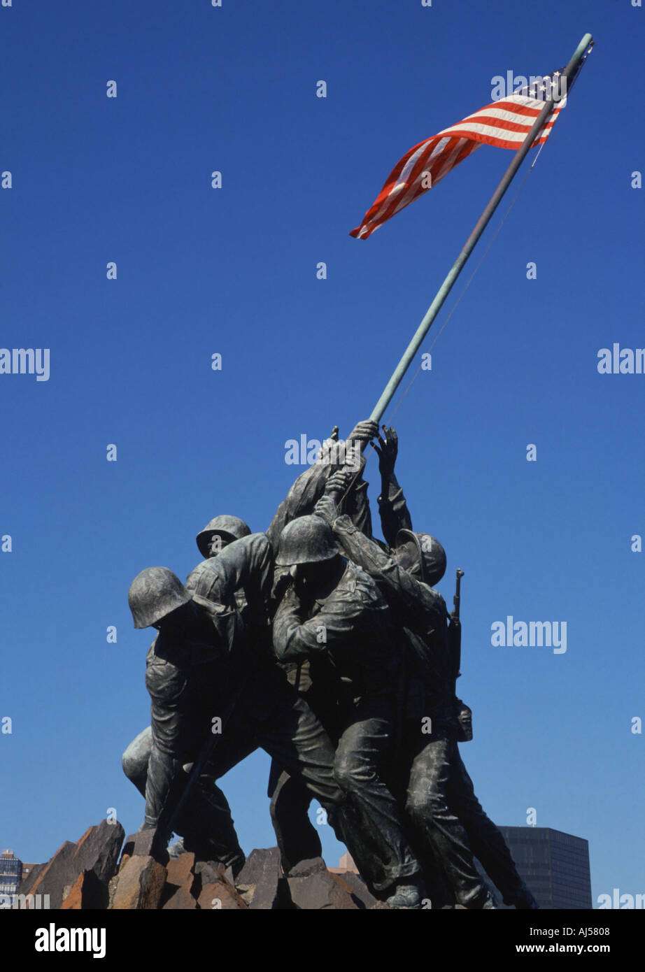 Marine Monument Iwo Jima Washington D C Stock Photo - Alamy