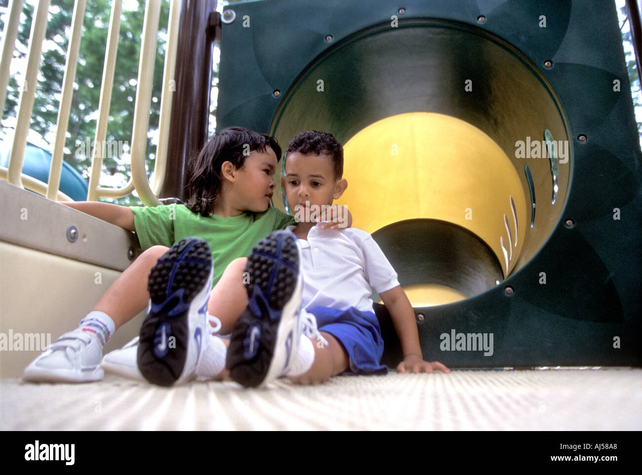 Secretive children and playground hi-res stock photography and images ...