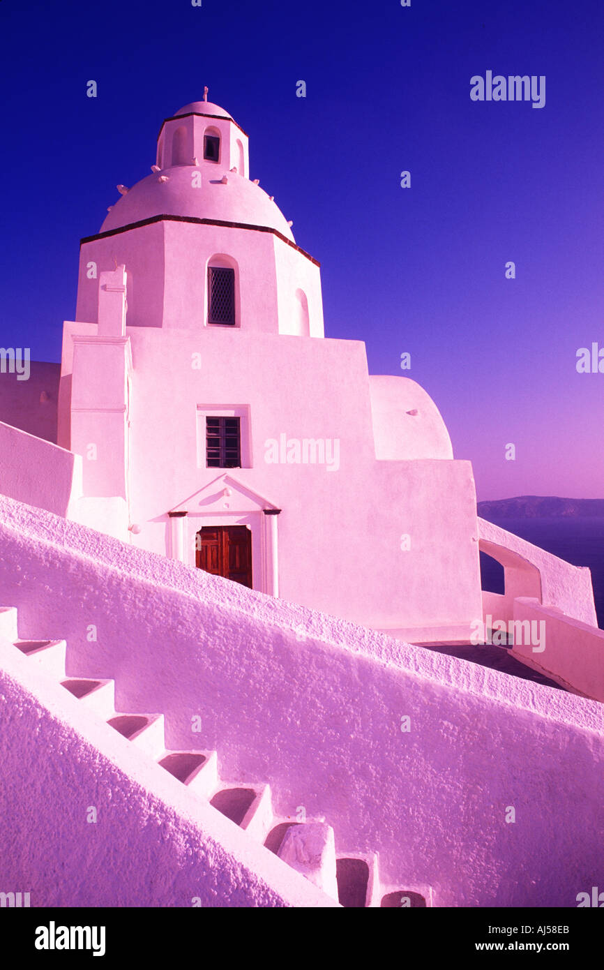 Athens Greece The Beauty of White Buildings in Santorini Stock Photo ...
