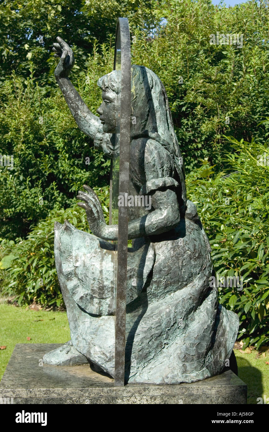 "Alice through the looking glass" statue Castle Grounds Guildford ...