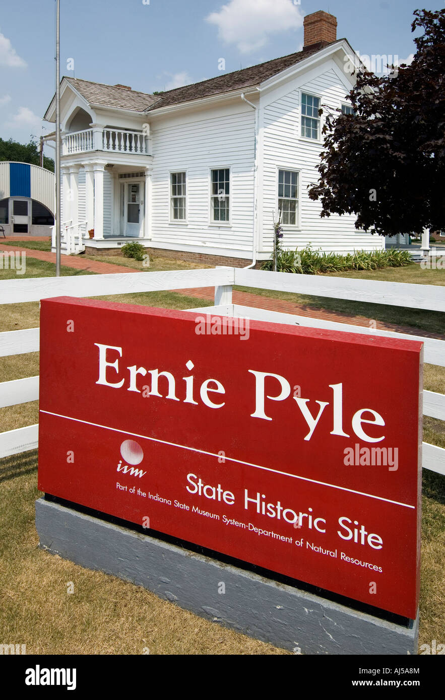 Ernie Pyle State Historic Site Dana Indiana Stock Photo - Alamy