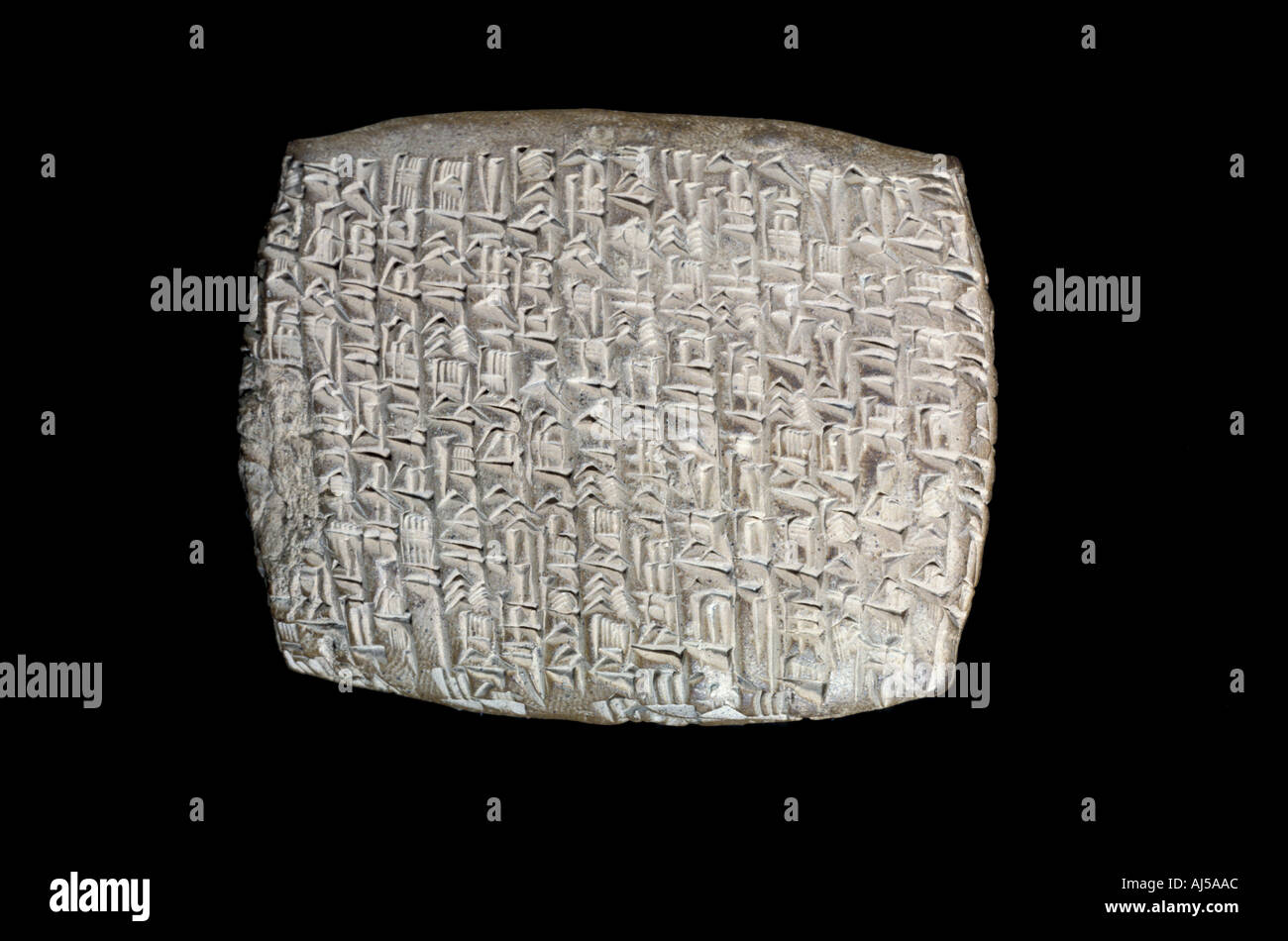 Art and architecture 0 Akkadian Cuneiform Tablet 2nd Millennium Stock ...