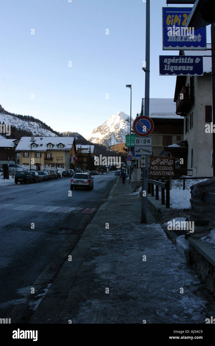 Claviere resort hi-res stock photography and images - Alamy