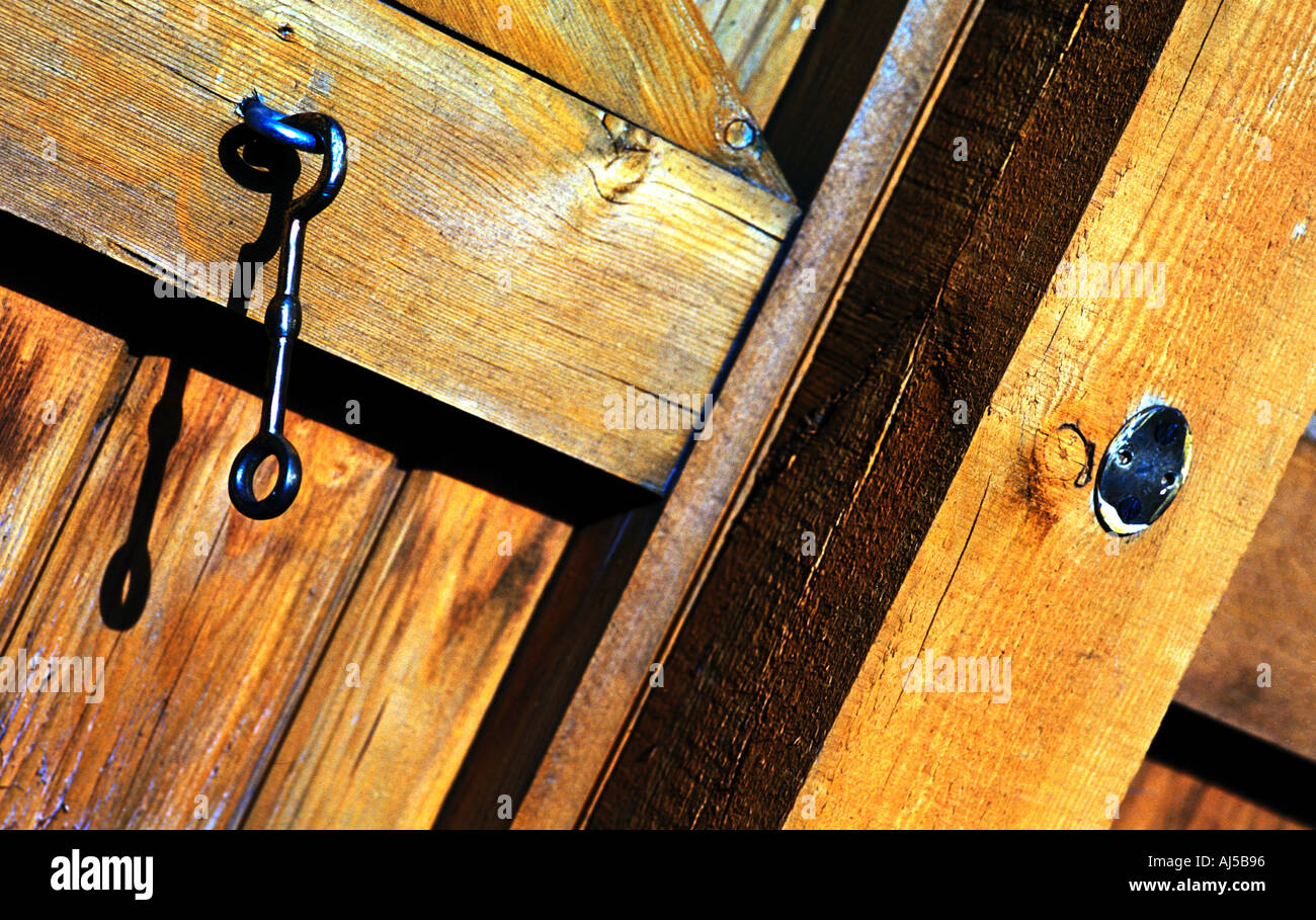 Lock on Gate Stock Photo - Alamy