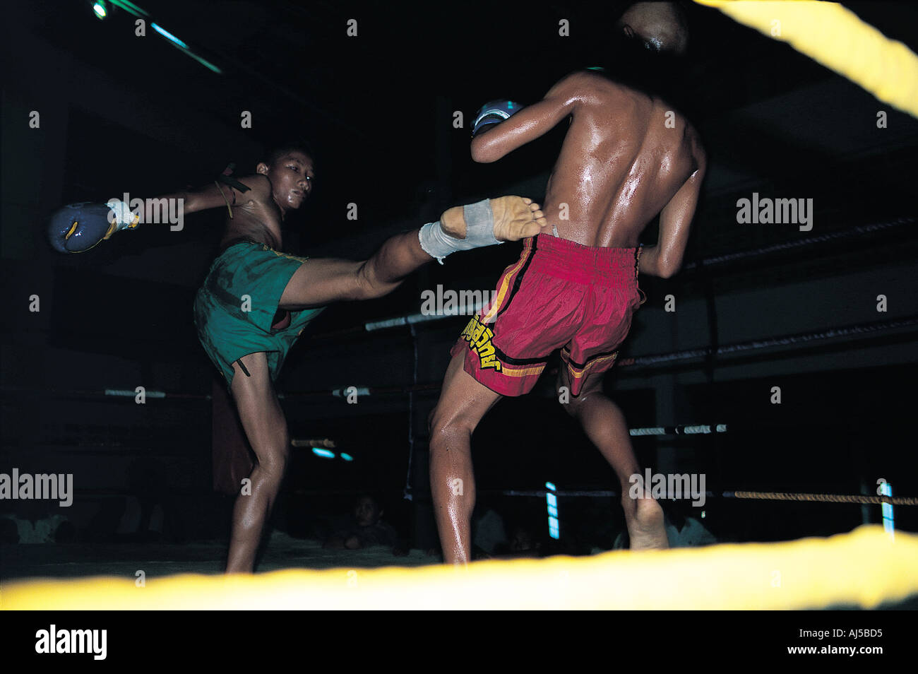 thai boxing thailand south east asia Stock Photo - Alamy