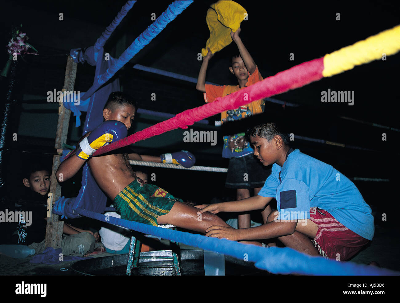 thai boxing thailand south east asia Stock Photo - Alamy